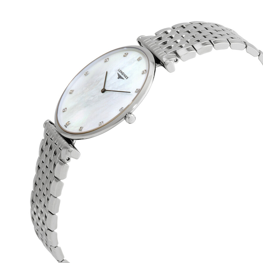 Longines La Grande Classique Quartz Diamond Mother of Pearl Dial Unisex ...