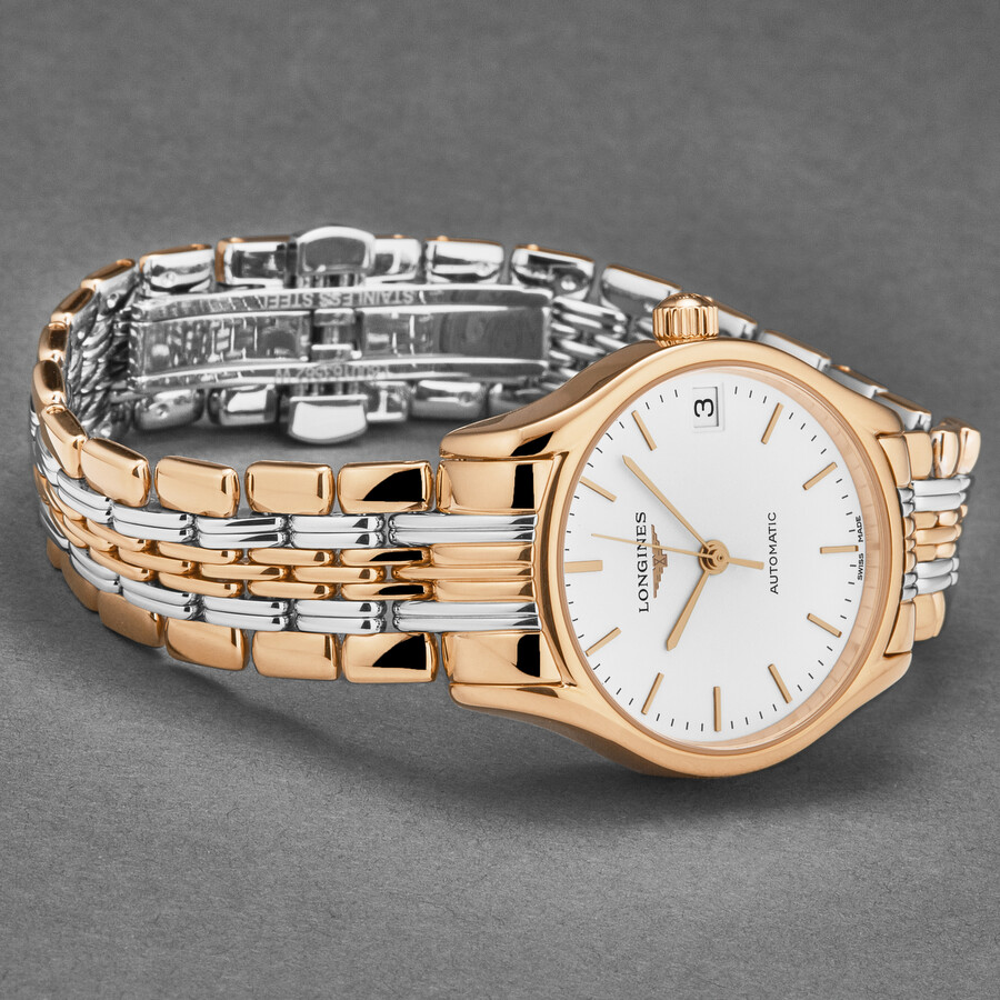Longines Lyre Automatic White Dial Ladies Watch L43611127 7612356218874 ...