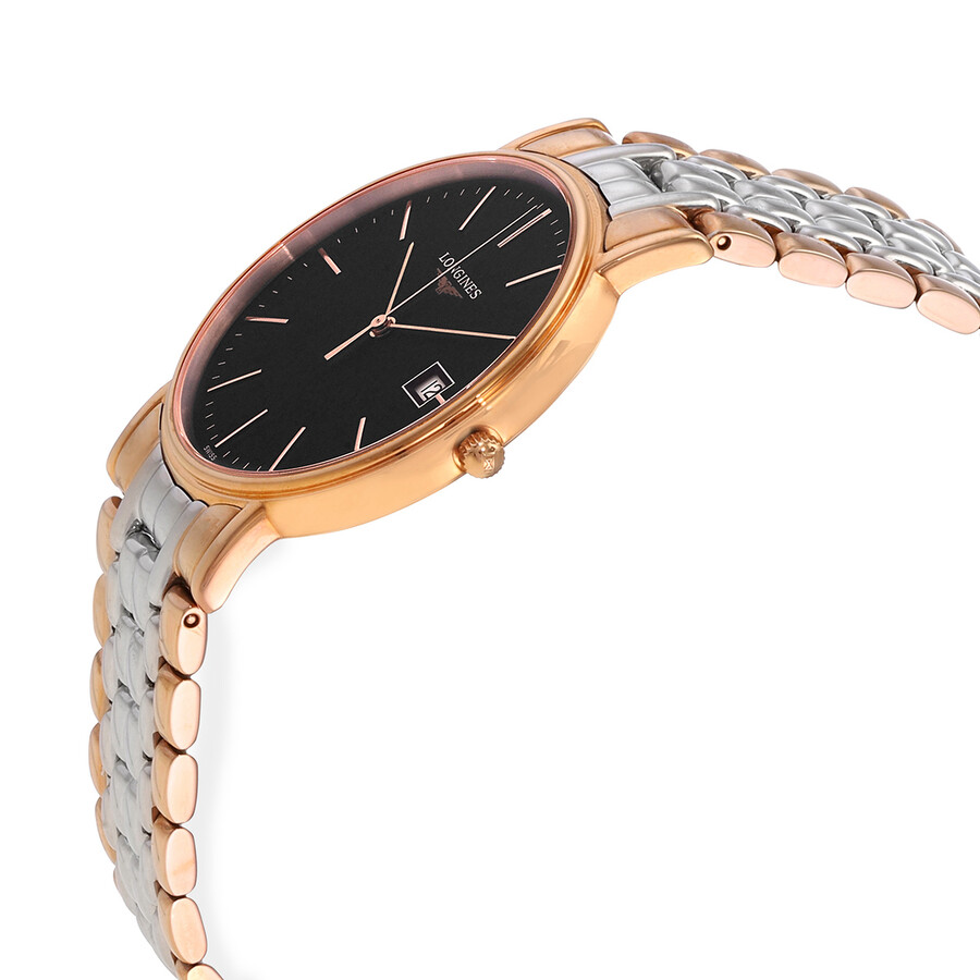 Longines Presence Quartz Black Dial Men's Watch L47901597 - Watches ...