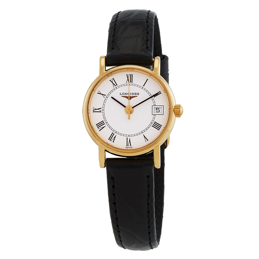 Longines Presence Quartz White Dial Ladies Watch L7.490.6.11.0 ...