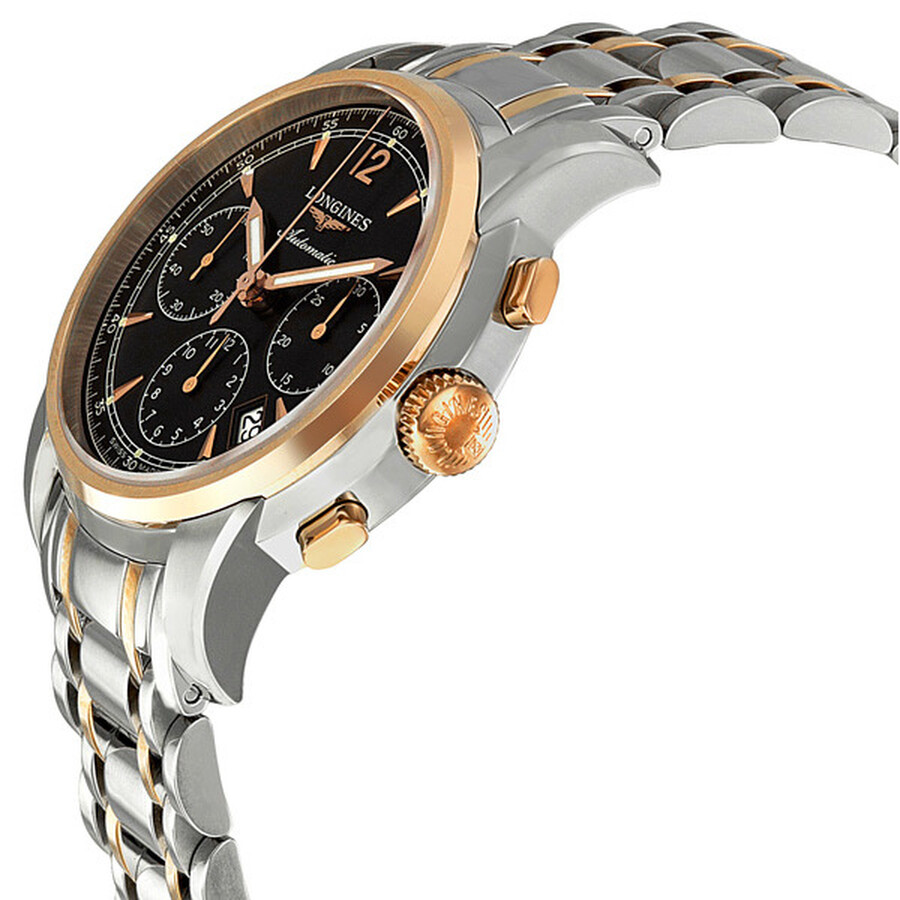 Longines Saint-Imier Automatic Chronograph Rose Gold Men's Watch ...