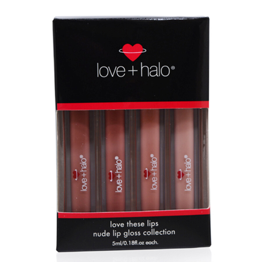 Halo Cosmetics Love+halo / Halo Cosmetics Lipsgloss 4 Pc Set ...