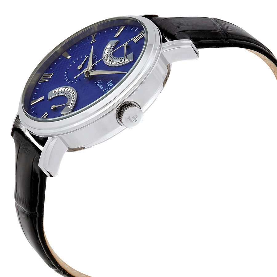 Lucien Piccard Verona GMT Retrograde Blue Dial Men's Watch 10340-03 LP ...