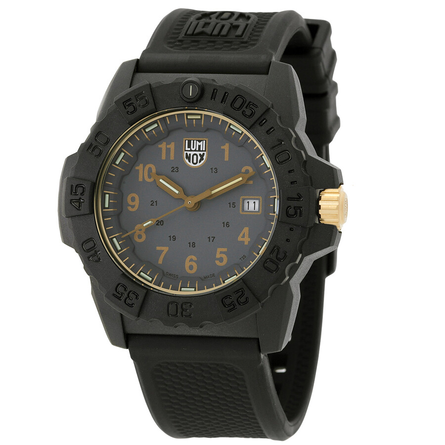 Luminox Quartz Grey Dial Men's Watch XS.3508.GOLD - Watches - Jomashop