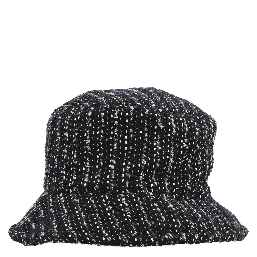 Maison Michel Ladies Black Boucle Jason Bucket Hat, Size Medium ...