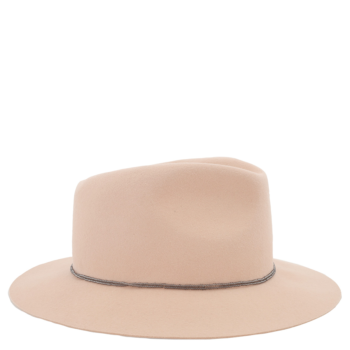 Maison Michel Ladies Flesh Beige Virginie Fedora Hat, Size Small ...