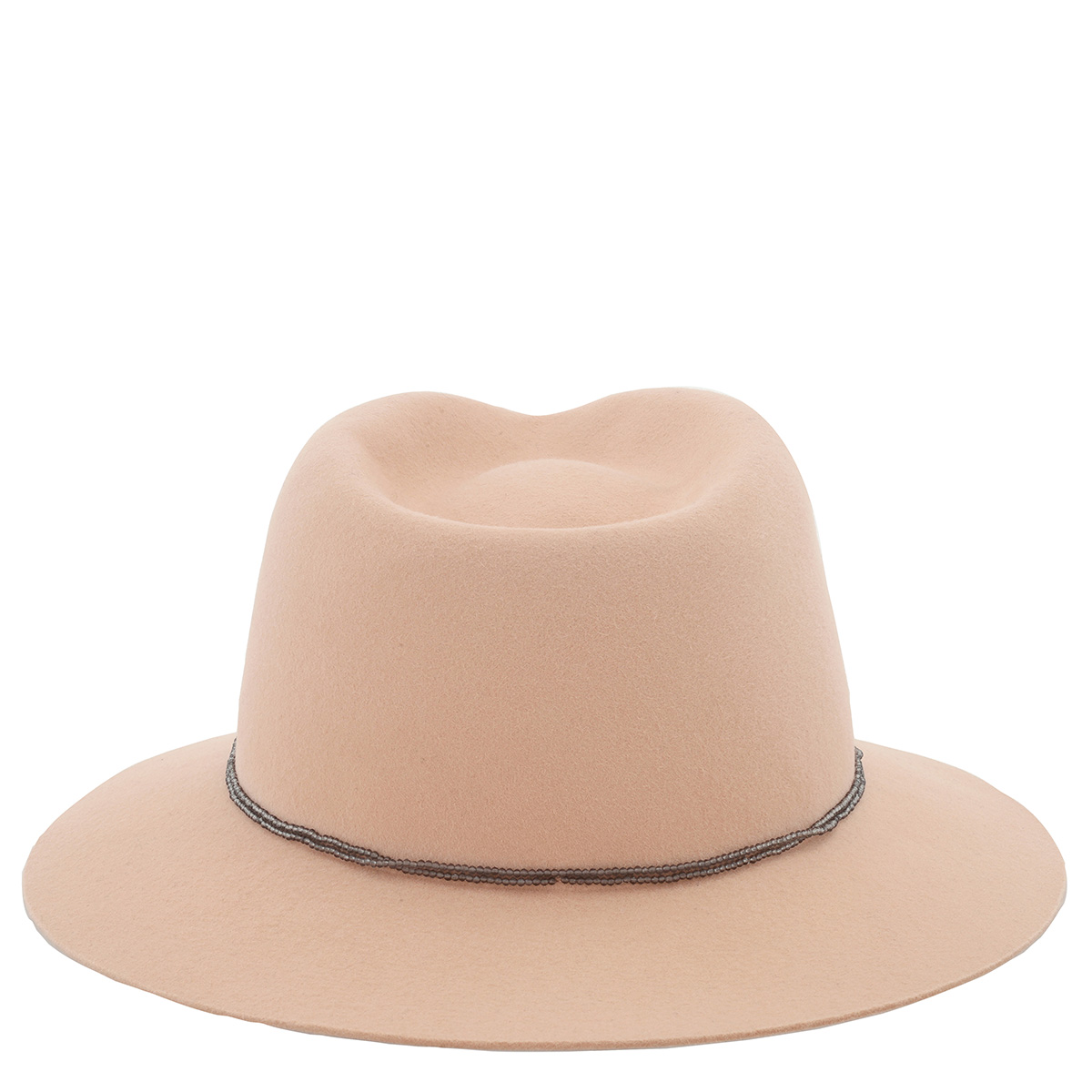Maison Michel Ladies Flesh Beige Virginie Fedora Hat, Size Small ...