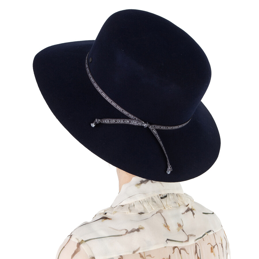 Maison Michel Ladies Navy New Kendal On The Go Hat, Size Small ...