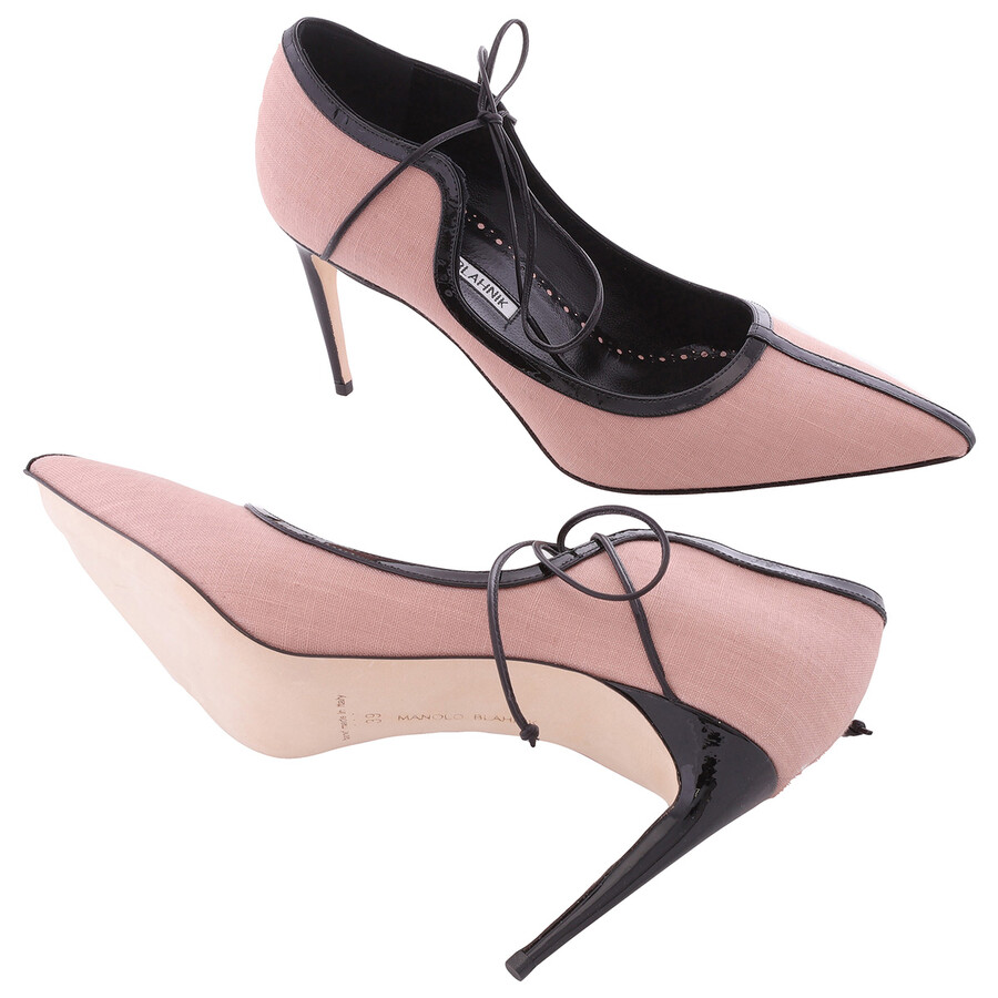 Manolo Blahnik Ladies Janix Lace Stiletto Pumps, Brand Size 36 ( US ...