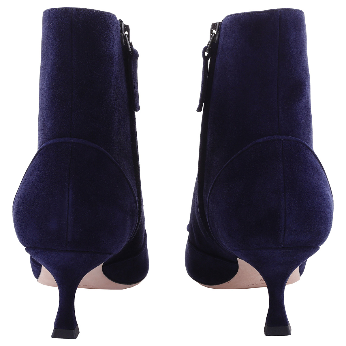 Manolo Blahnik Navy Baylow 50 Ankle Boots, Brand Size 38 ( US Size 8 ...