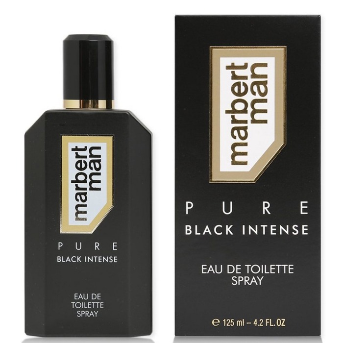 Marbert Men's Man Pure Black Intense EDT 4.2 oz Fragrances ...