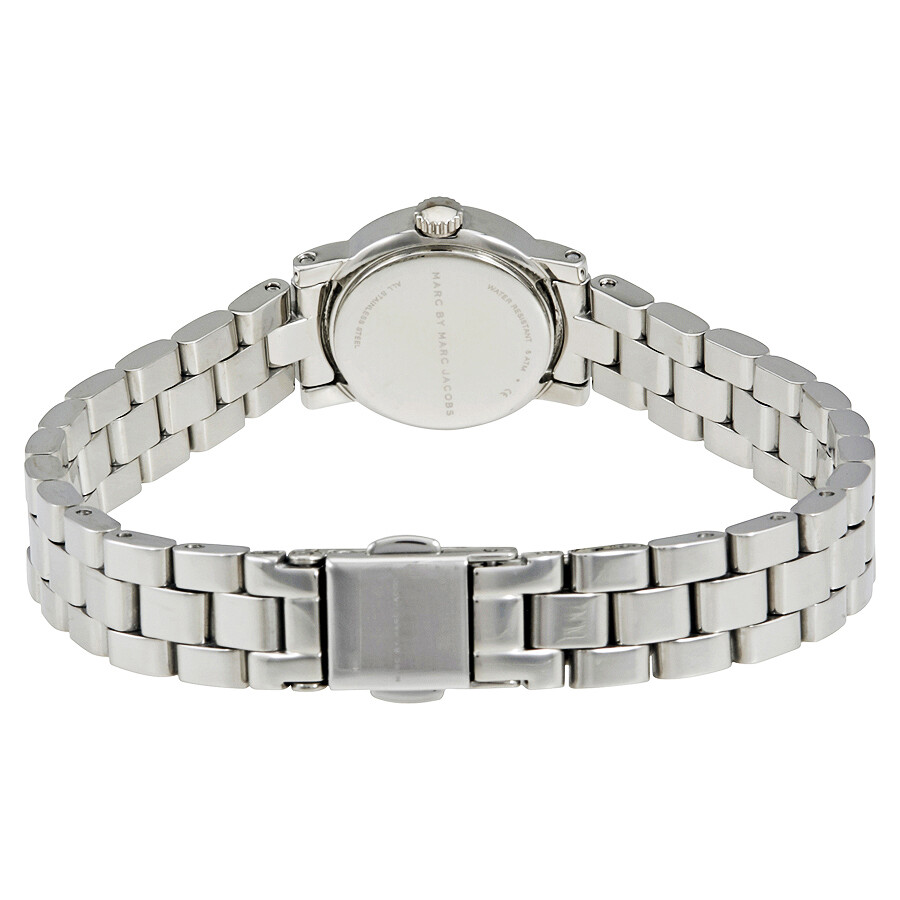 Marc By Marc Jacobs Amy Dinky Silver Dial Stainless Steel Ladies Watch ...