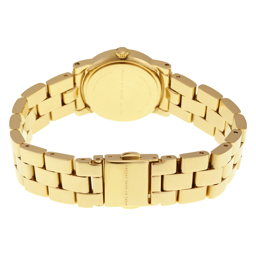 Marc By Marc Jacobs Amy Mini Blue Dial Gold-tone Ladies Watch MBM3304 ...