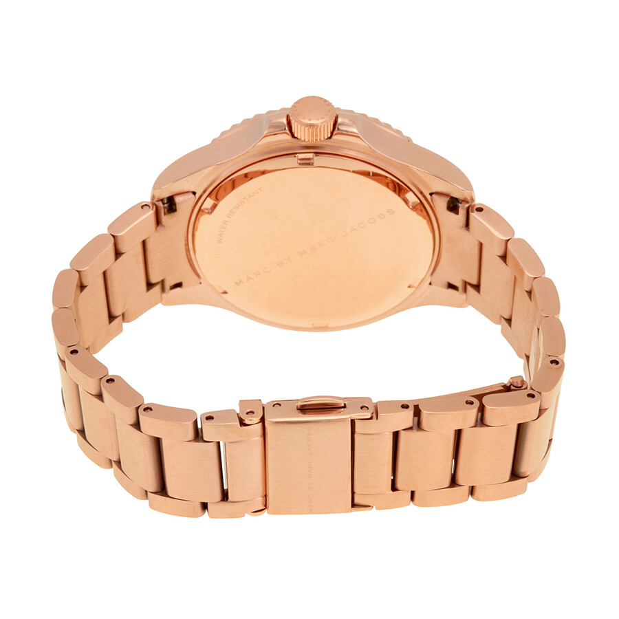 Marc By Marc Jacobs Dizz Sport White Dial Rose Gold-tone Ladies Watch ...