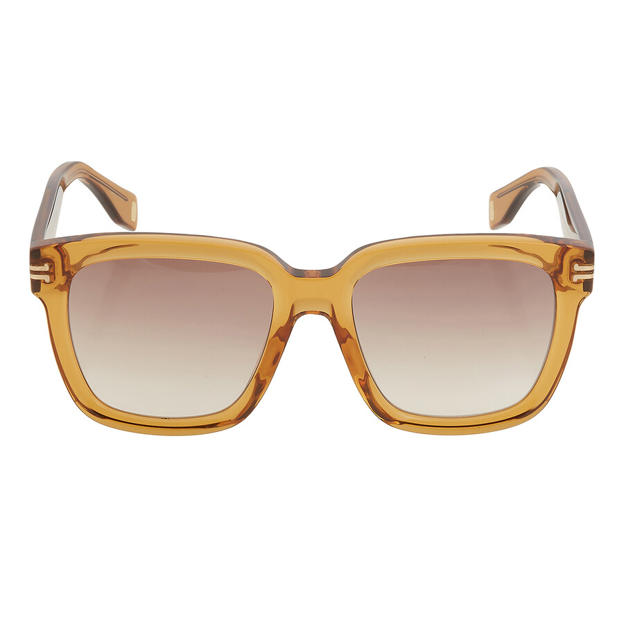 Marc Jacobs Brown Gradient Square Ladies Sunglasses MJ 1035/S 040G/HA 53 716736430263 ...