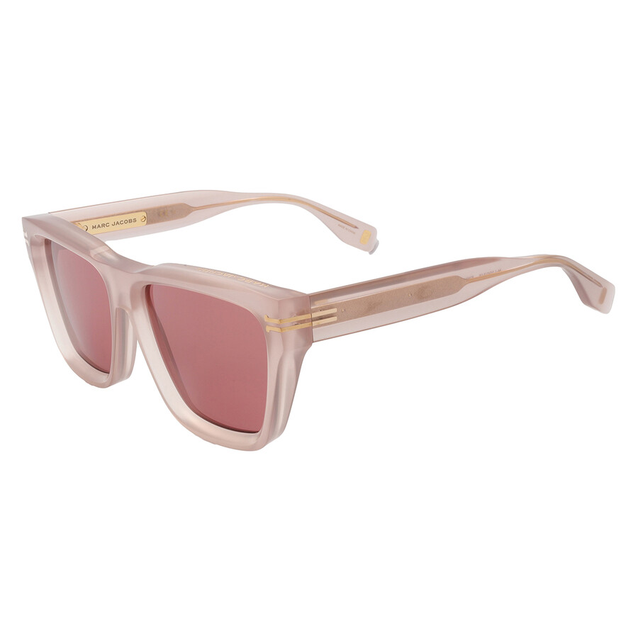 Marc Jacobs Burgundy Square Ladies Sunglasses MJ 1002/S 0FWM/4S 55 716736711522 - Sunglasses ...