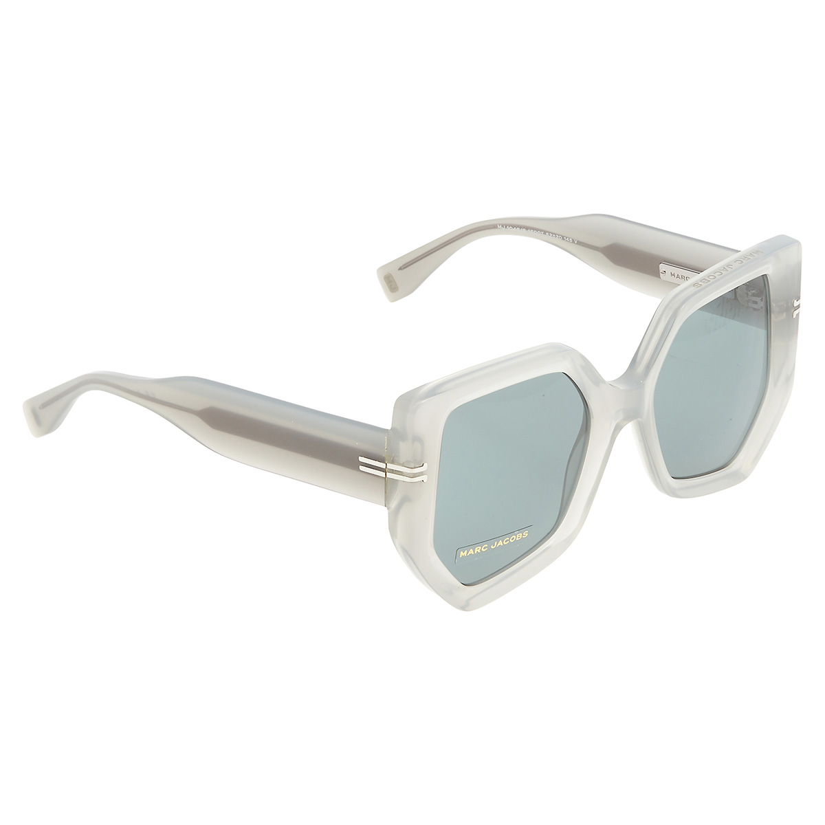 Marc Jacobs Green Geometric Ladies Sunglasses MJ 1046/S 01ED/QT 52 ...