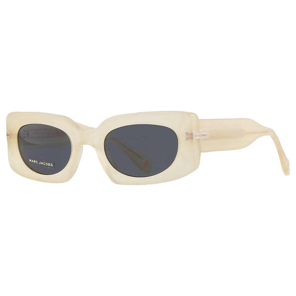 Marc Jacobs Grey Rectangular Ladies Sunglasses MJ 1075/S 040G/IR 50 ...