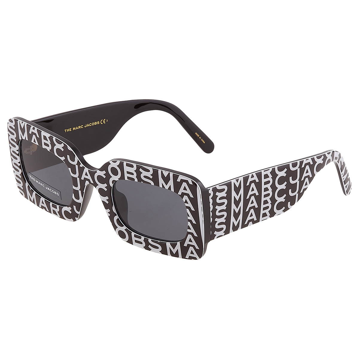 Marc Jacobs Grey Square Ladies Sunglasses MARC 488/N/S 003K/IR 51 ...