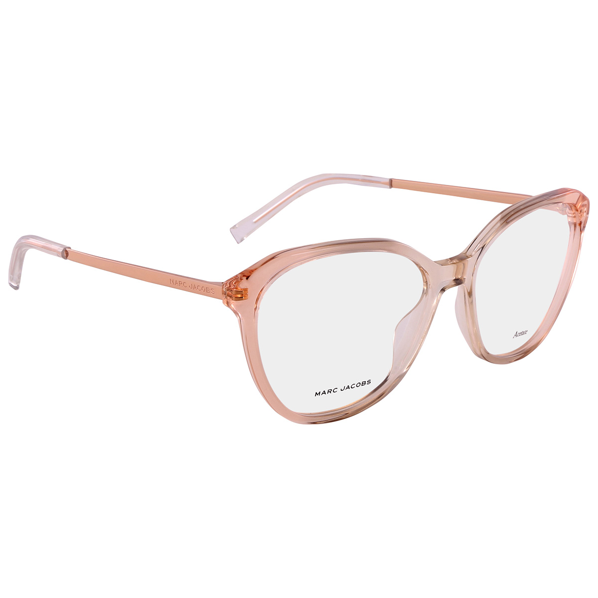 Marc Jacobs Ladies Pink Rectangular Eyeglass Frames MARC485/N07330053 ...