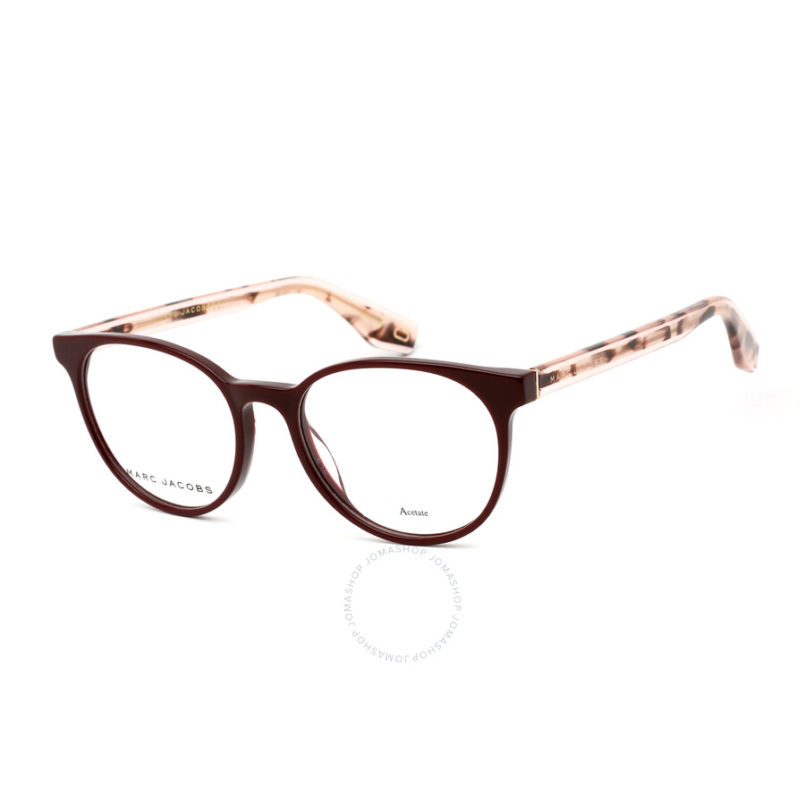 Marc Jacobs Ladies Red Round Eyeglass Frames Marc2830LHF0052 ...