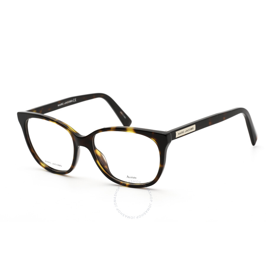Marc Jacobs Ladies Tortoise Rectangular Eyeglass Frames MARC43000860051 ...