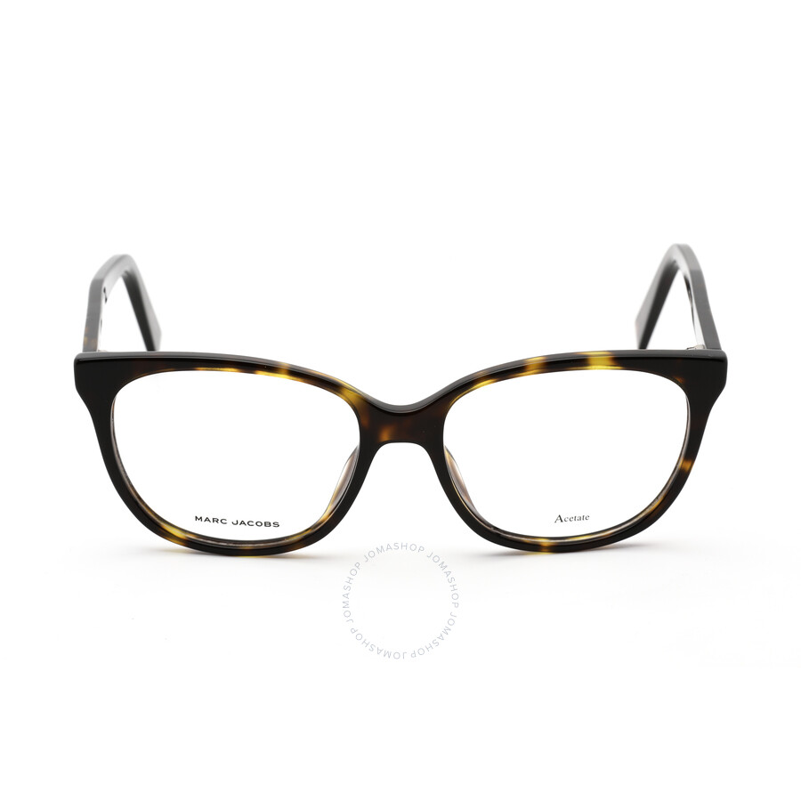 Marc Jacobs Ladies Tortoise Rectangular Eyeglass Frames MARC43000860051 ...