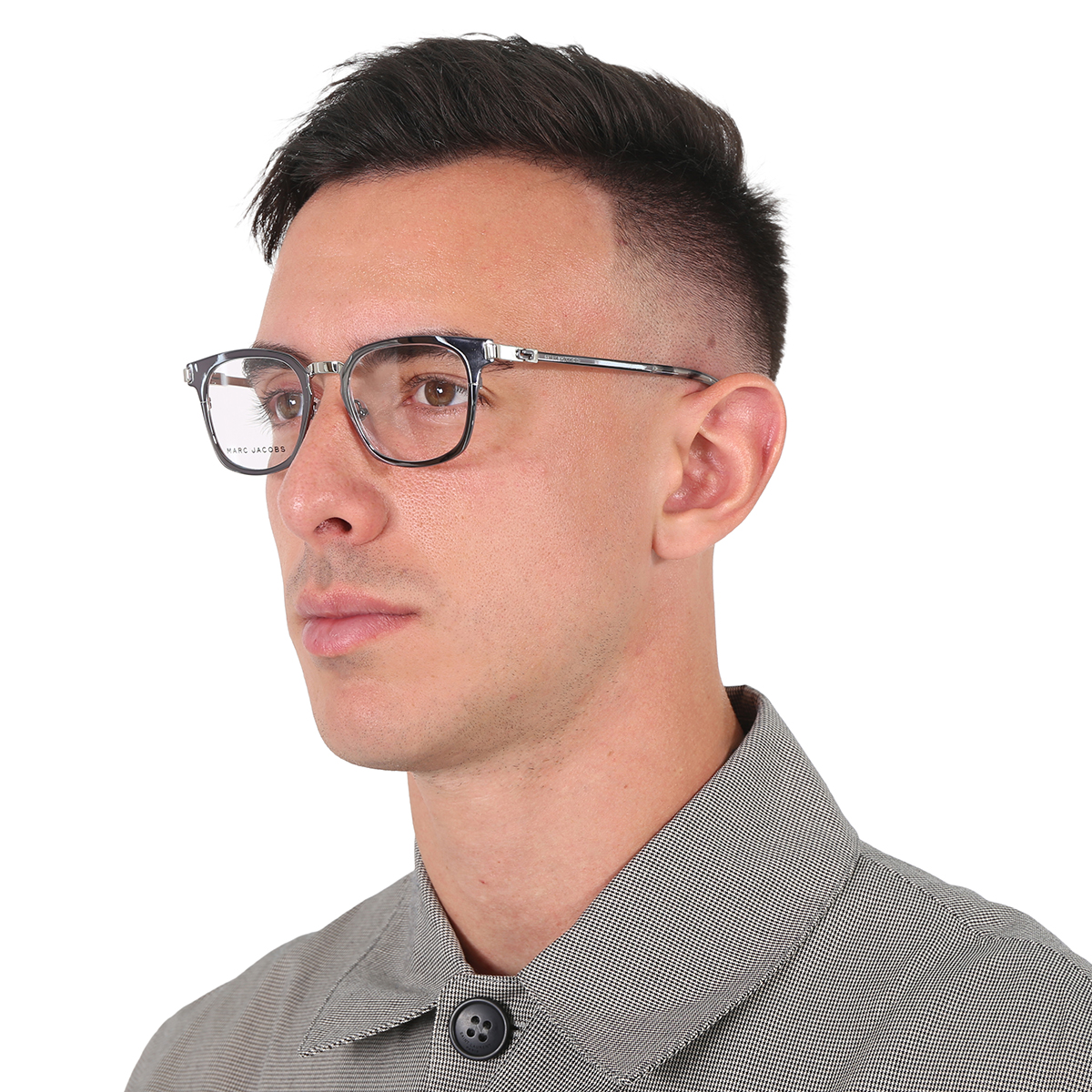 Marc Jacobs Transparent Square Men's Eyeglasses MARC 145 0T8K 48 ...