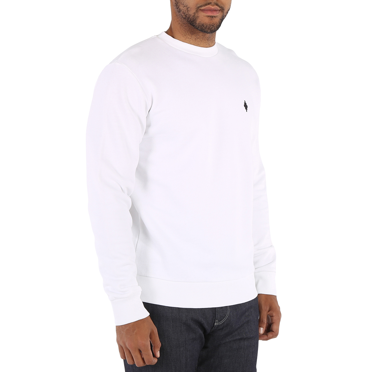 Marcelo Burlon Men's Cross Logo Crewneck Sweatshirt, Size Small ...
