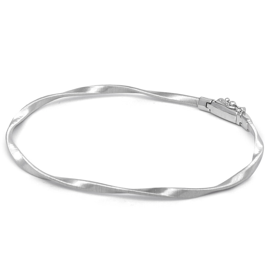 Marco Bicego Marrakech Collection 18K White Gold Twisted Stackable Bangle BG337 W - Jewelry ...
