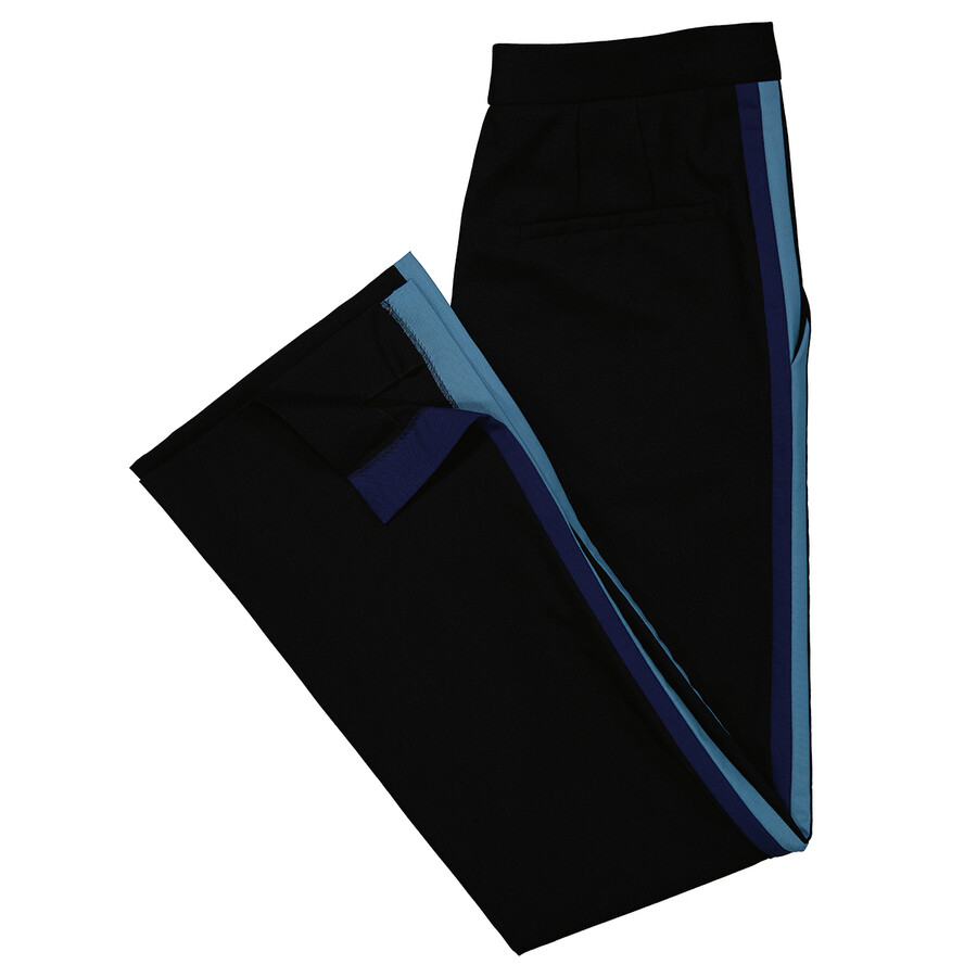 Marni Ladies Contrasting Trim Straight-leg Trousers, Brand Size 42 (US ...