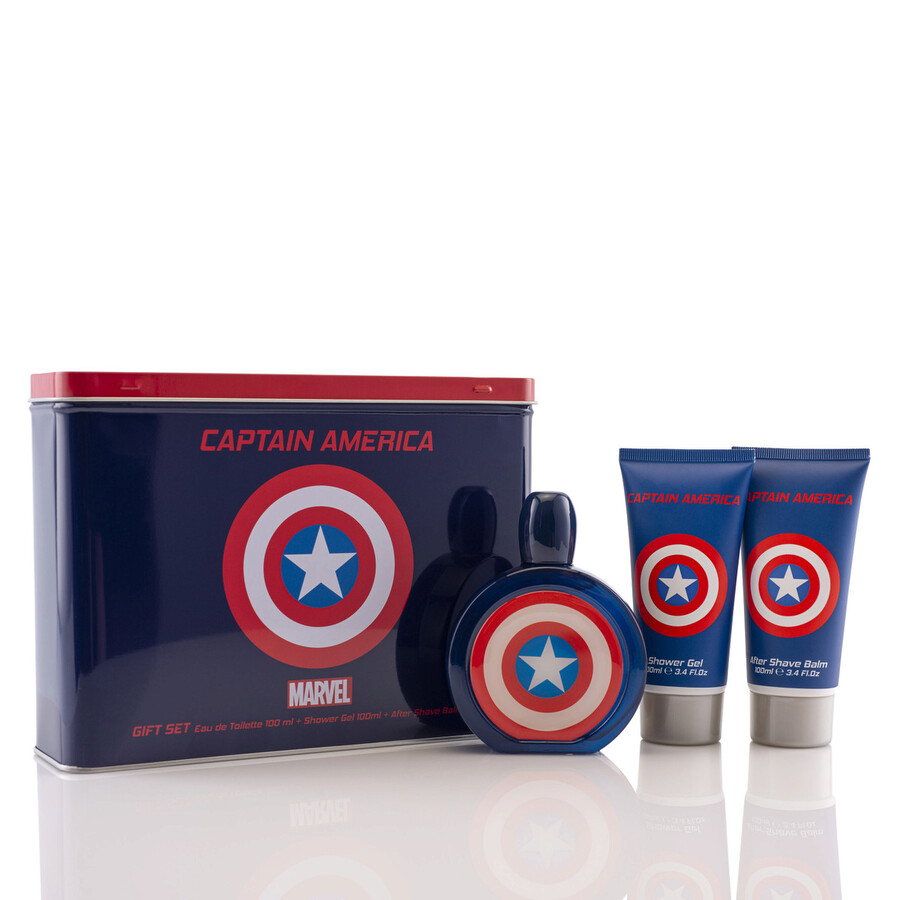 Marvel Men's Captain America Gift Set Fragrances 810876037525 ...