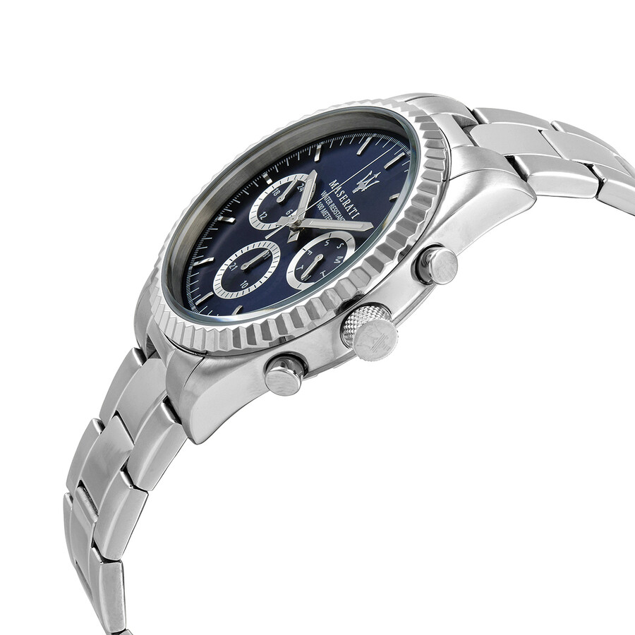 Maserati Competizione Chronograph Quartz Blue Dial Men's Watch ...