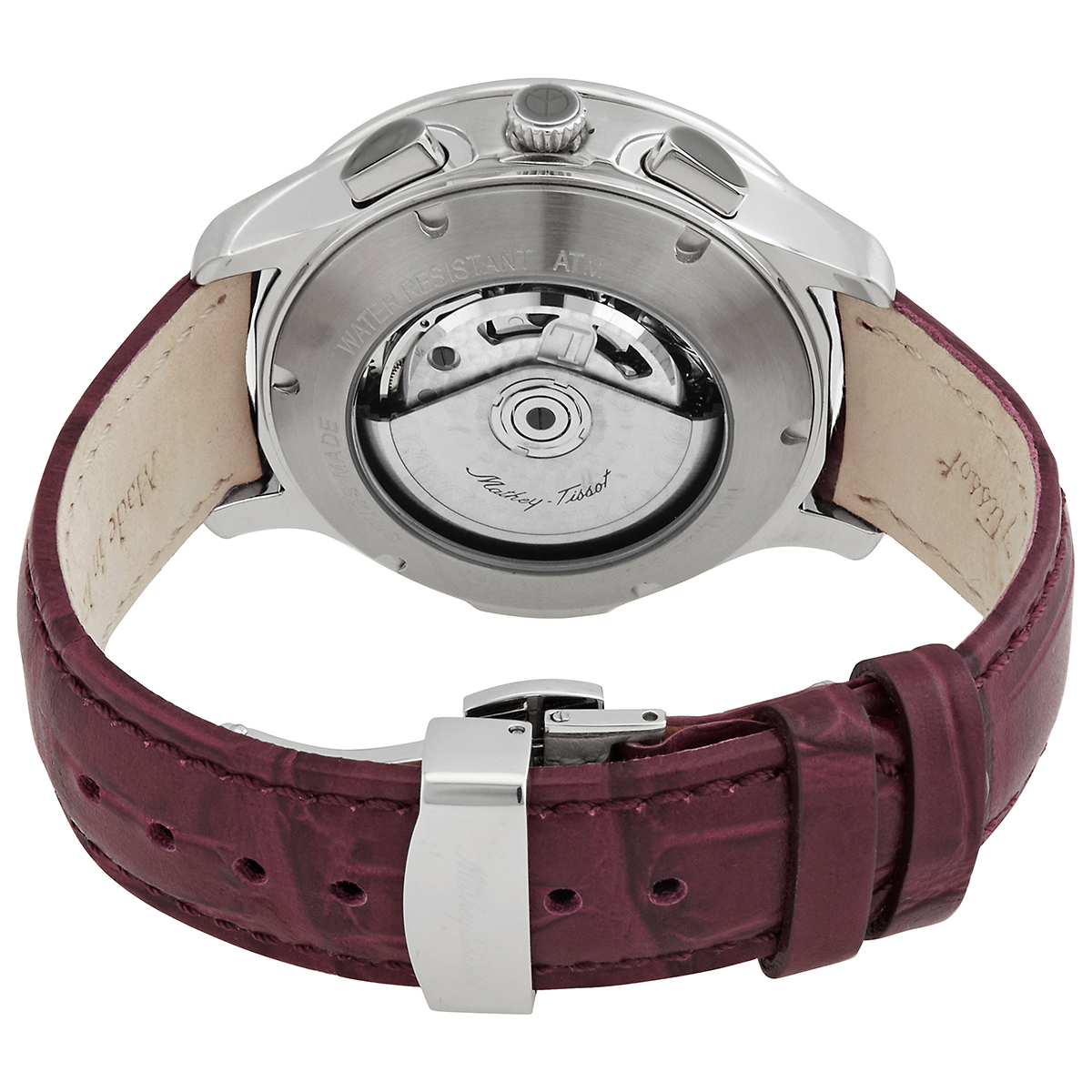 Mathey-Tissot Edmond Chrono Automatic Chronograph Purple Dial Men's ...