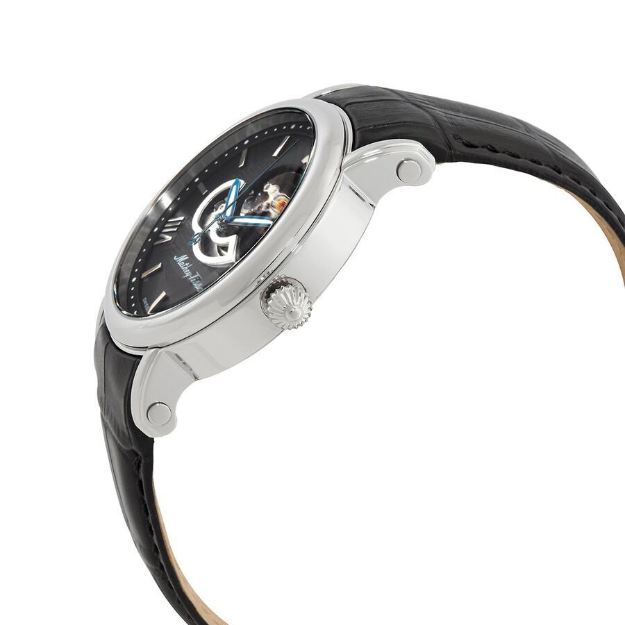 Mathey-Tissot Skeleton Automatic Black Dial Men's Watch H7053AN ...