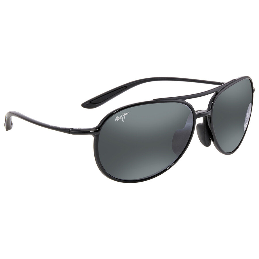 Maui Jim Alelele Bridge Nuetral Grey Pilot Unisex Sunglasses 438-02 60 ...