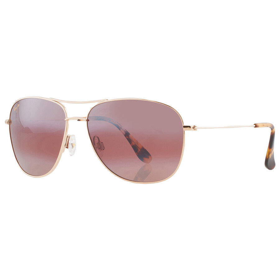 Maui Jim Cliff House Maui Rose Pilot Unisex Sunglasses R247-16 ...