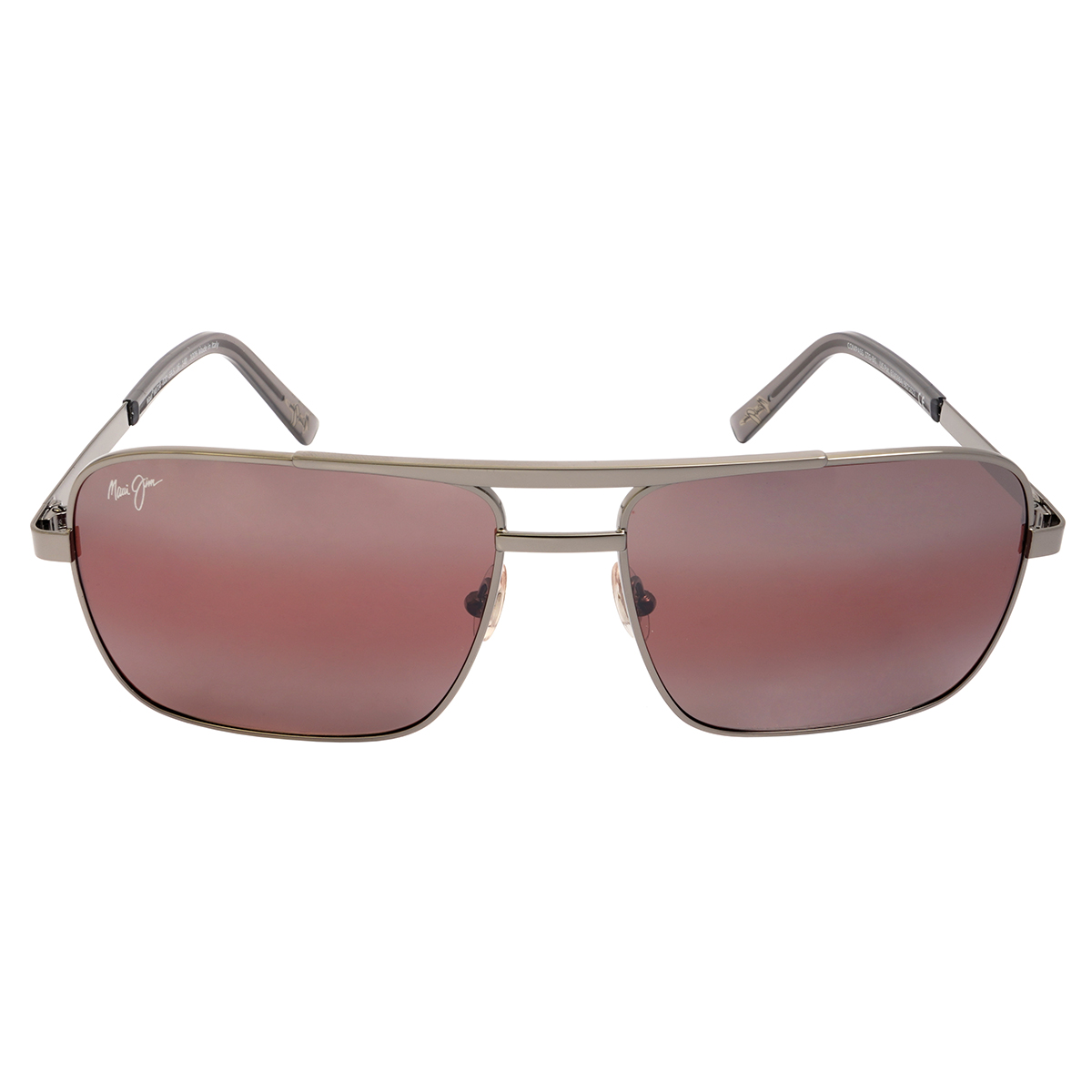 Maui Jim Compass Maui Rose Rectangular Unisex Sunglasses R714-02D 59.5 ...