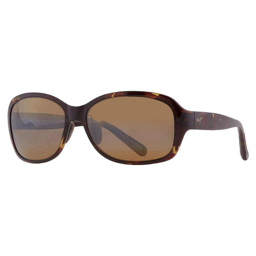 Maui Jim Koki Beach HCL Bronze Mirror Polarized Gradient Oval Ladies Sunglasses H433-15T 56 ...