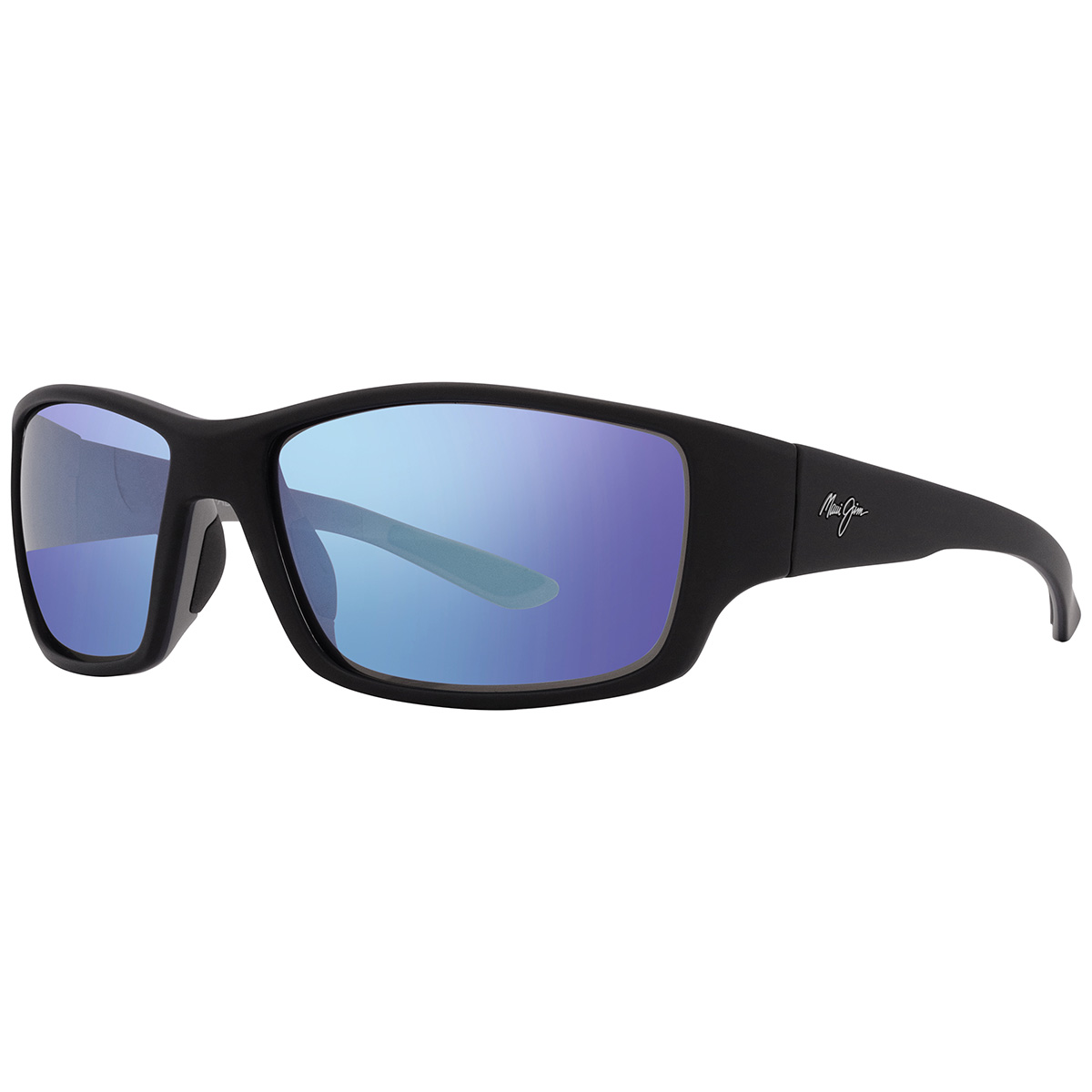 Maui Jim Local Kine Blue Hawaii Rectangular Men's Sunglasses B810-53B ...