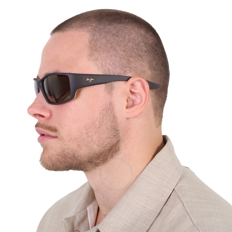 Maui Jim Local Kine Hcl Bronze Wrap Mens Sunglasses H810 25mc