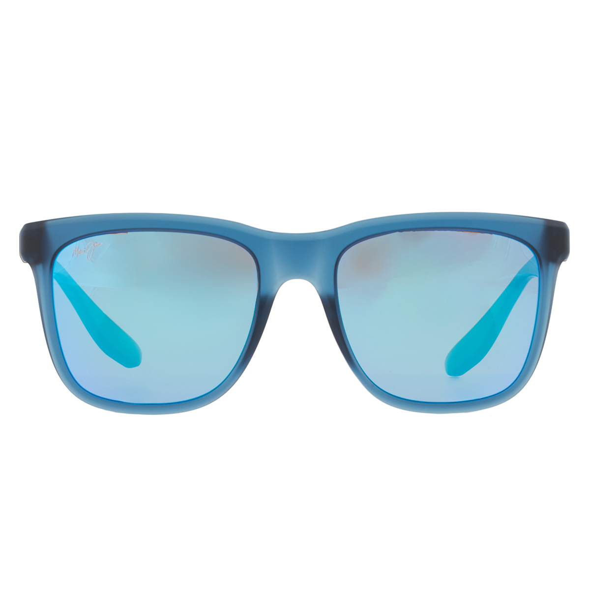 Maui Jim Pehu Blue Hawaii Square Unisex Sunglasses B602-03 55 ...