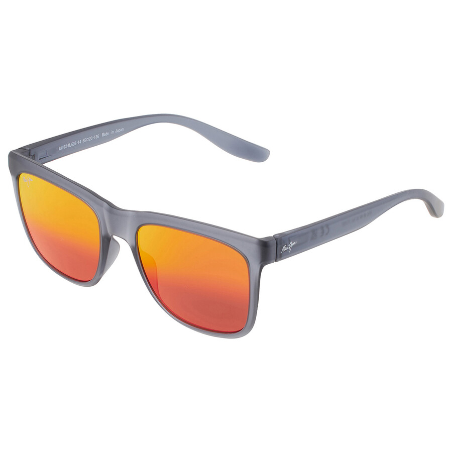 Maui Jim Pehu Hawaii Lava Square Unisex Sunglasses RM602-14 55 ...