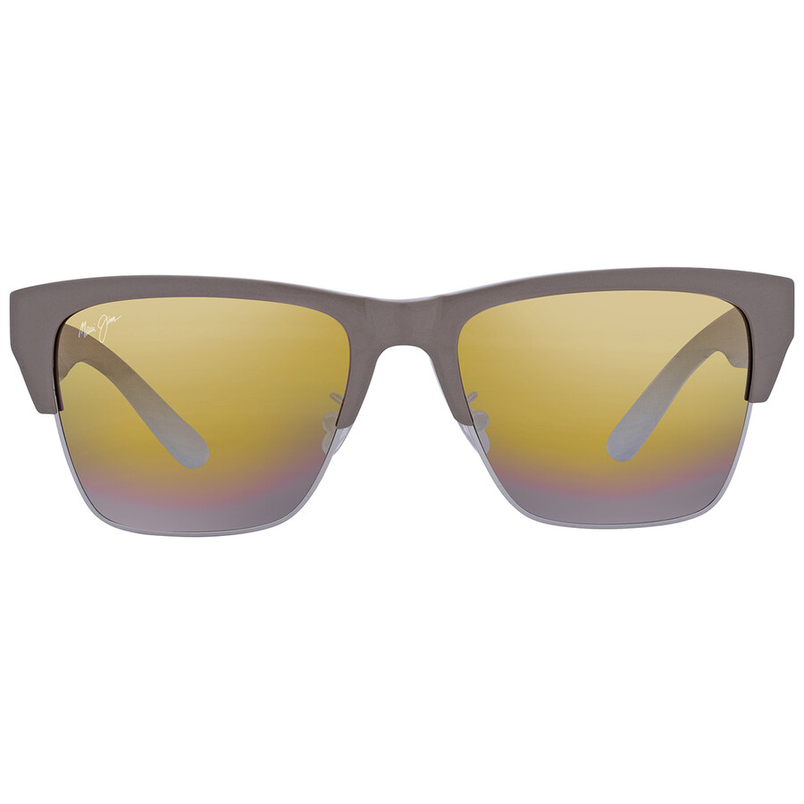 Maui Jim Perico Dual Mirror Gold to Silver Square Men's Sunglasses ...
