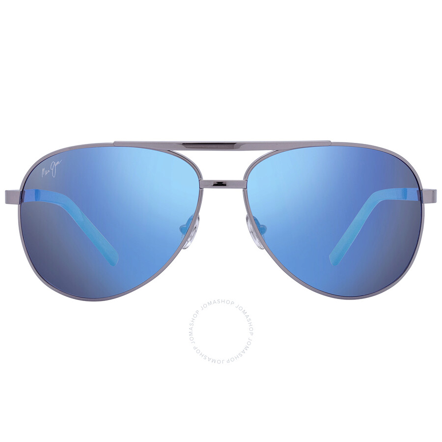 Maui Jim Seacliff Blue Hawaii Pilot Unisex Sunglasses B831 02d 61 603429064655 Sunglasses