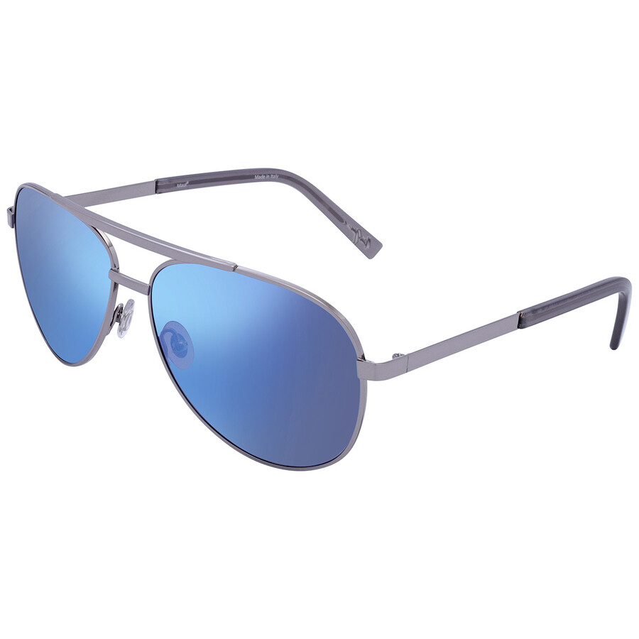 Maui Jim Seacliff Blue Hawaii Pilot Unisex Sunglasses B831-02D 61 ...