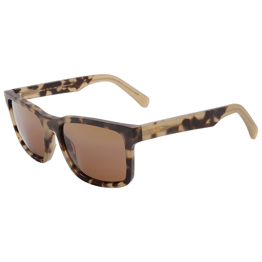 Maui Jim Stone Shack HCL Bronze Square Unisex Sunglasses H862-10 55 ...