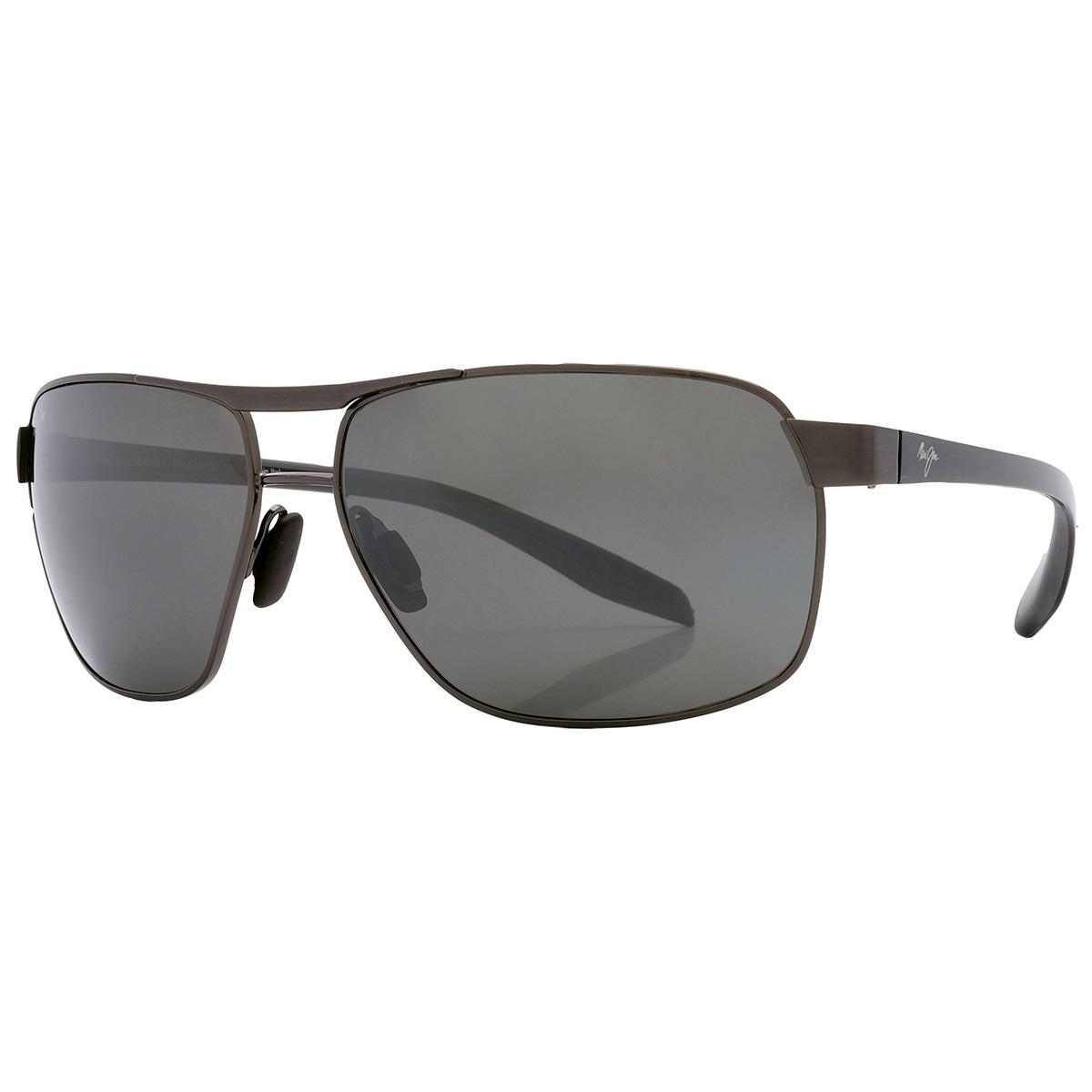 Maui Jim The Bird Nuetral Grey Rectangular Men's Sunglasses 835-02C 62 ...