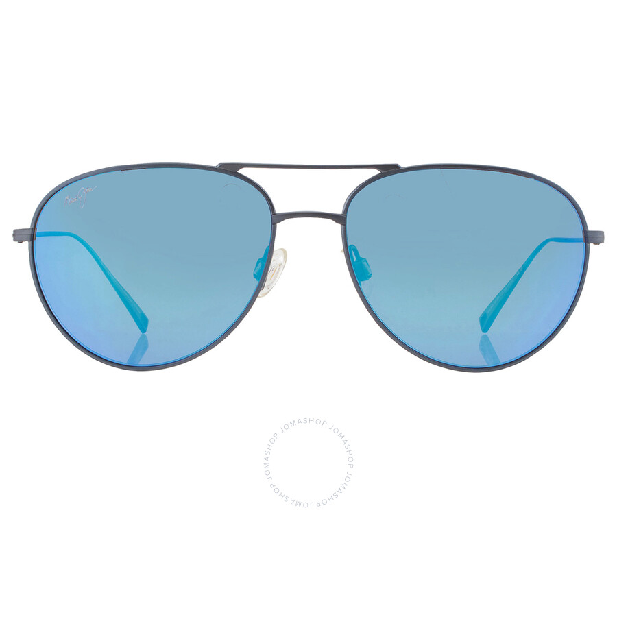 Maui Jim Walaka Blue Hawaii Pilot Unisex Sunglasses B885 03 57