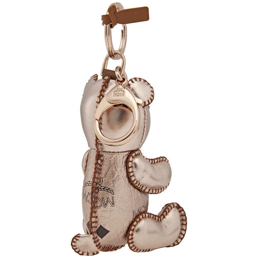 Mcm Zoo Bear Charm Keyring In Visetos MYZ8AXL10TC - Handbags - Jomashop